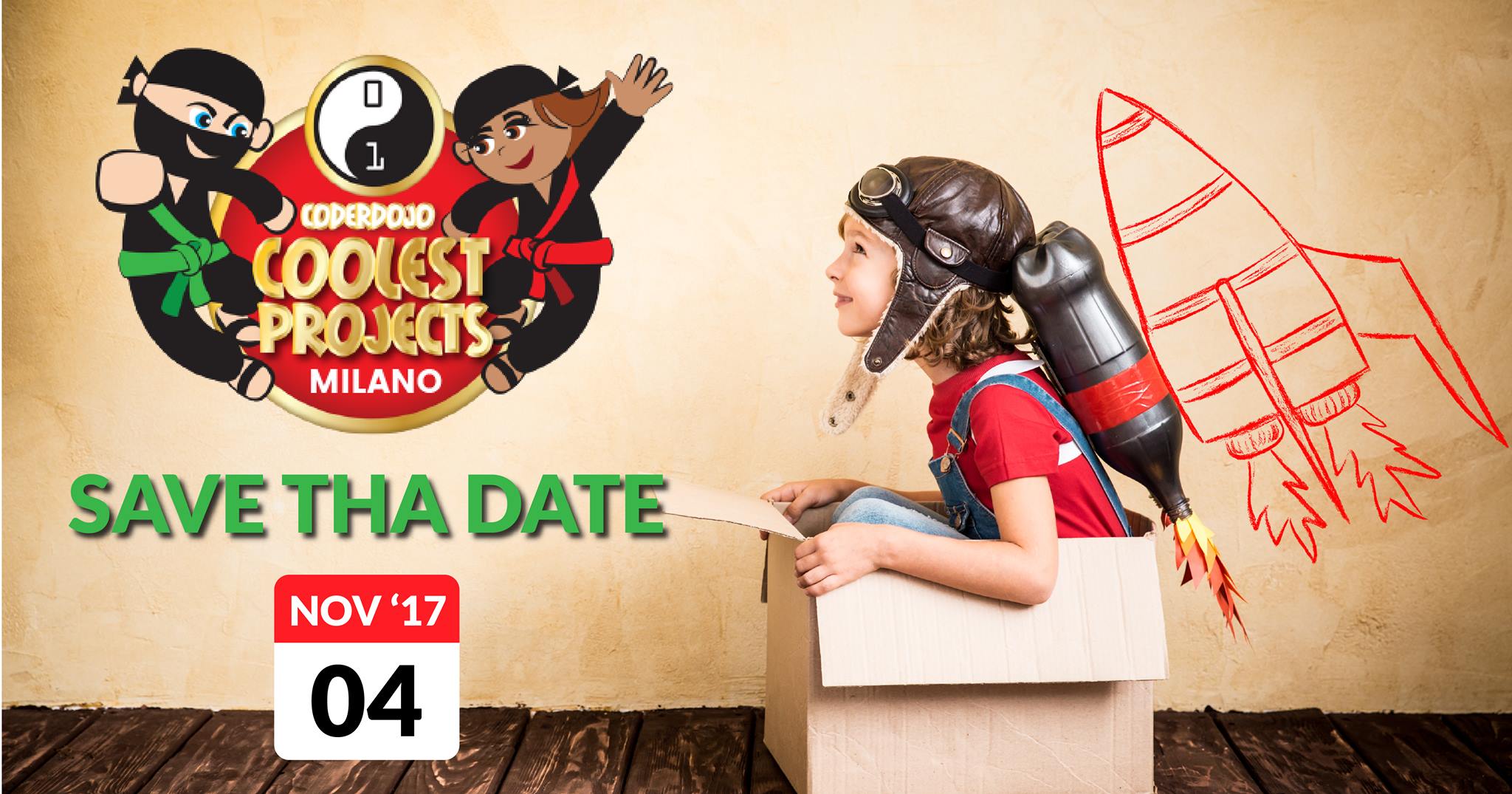 A Milano il prossimo Coolest Projects! - CoderDojo Como